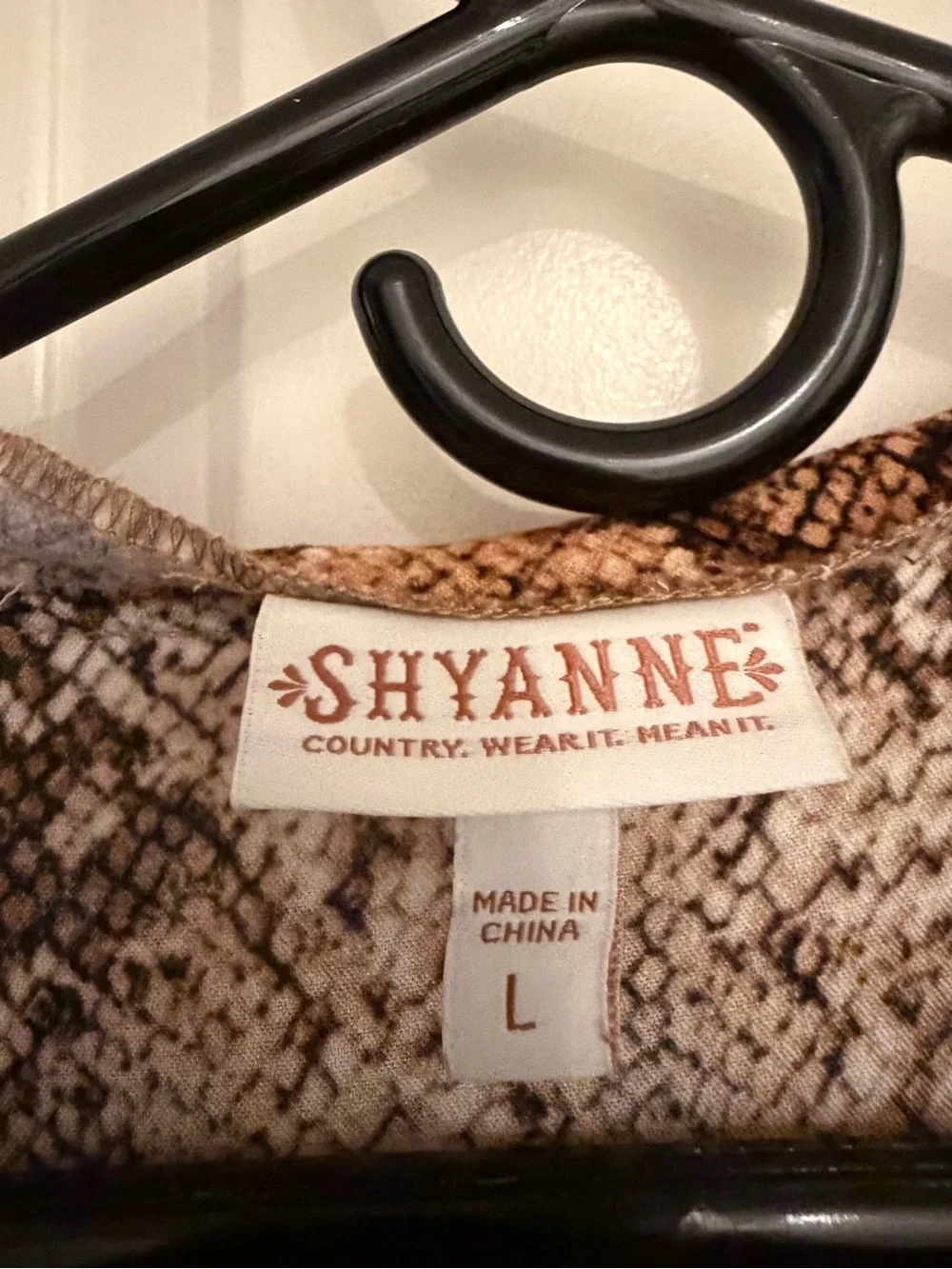 Shyanne | Dresses | Shyanne Brown Snakeprint Long Sleeve Wrap Dress ...